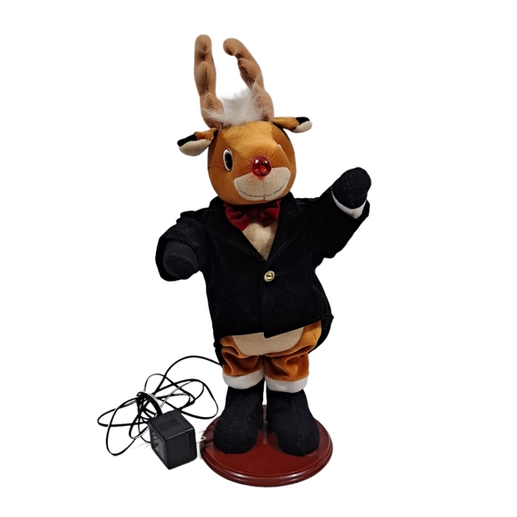 Holiday | Vintage Dancing Musical Rudolph The Red Nosed Reindeer ...